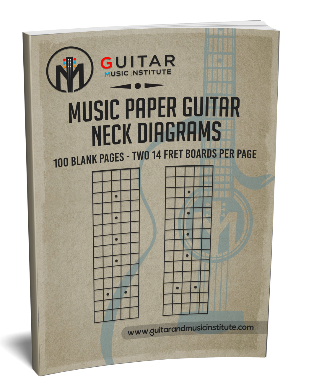Blank Neck Diagrams Book - PERFECT BOUND VERSION – GMI - Guitar and ...